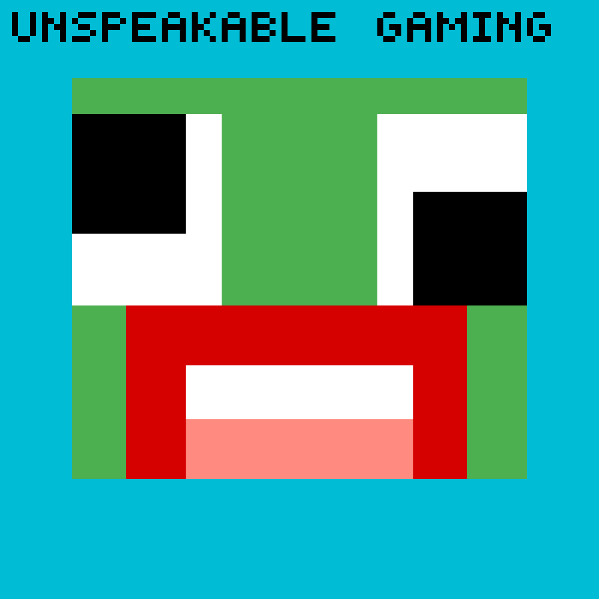 Editing UNSPEAKABLE GAMING - Free online pixel art drawing tool - Pixilart