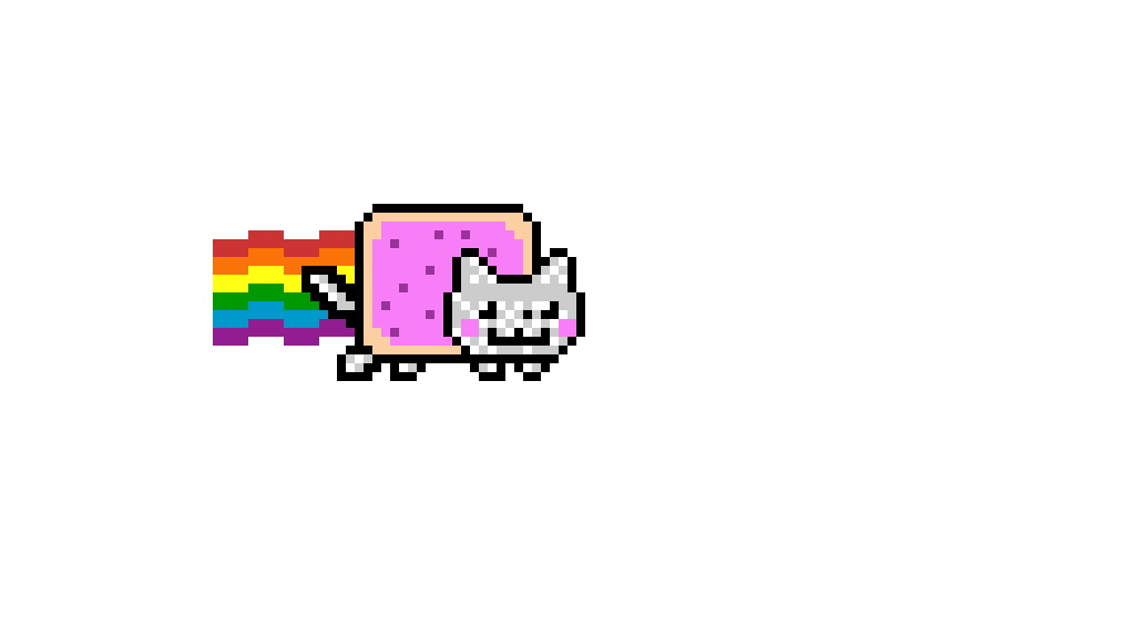 Editing Neon cat. Duh - Free online pixel art drawing tool - Pixilart