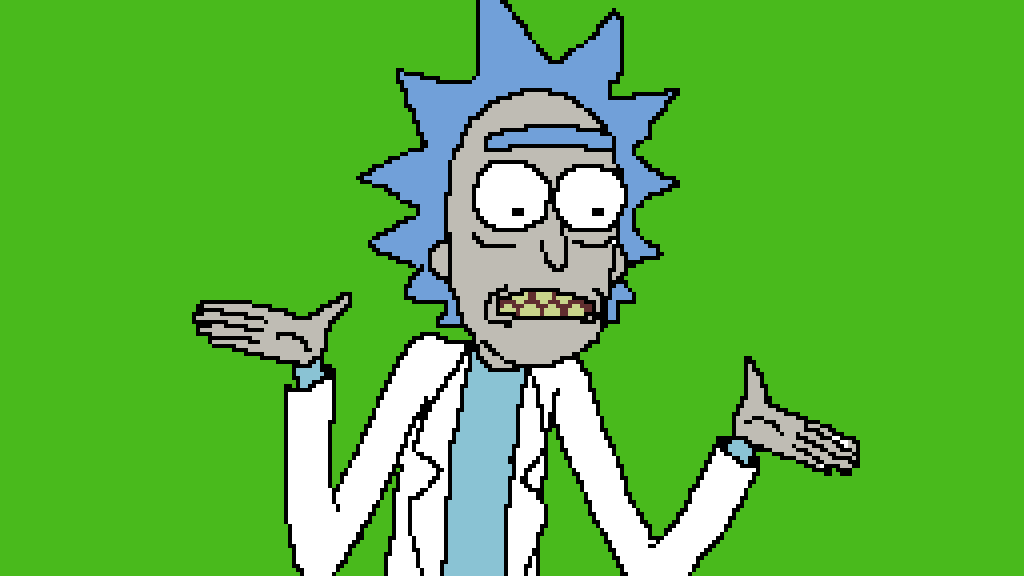 Pixilart - Rick Sanchez Tracing by Anonymous