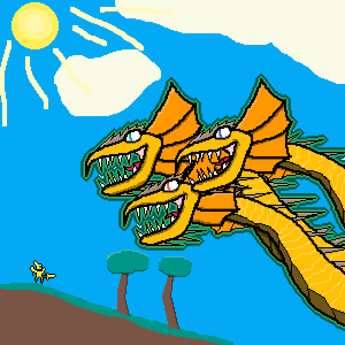 Pixilart - the hydra by Leviathan-boi