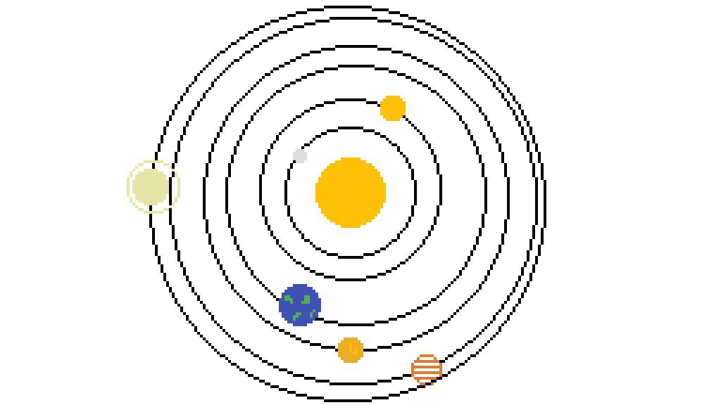 Pixilart - Incomplete Solar System by Poisonousviper5