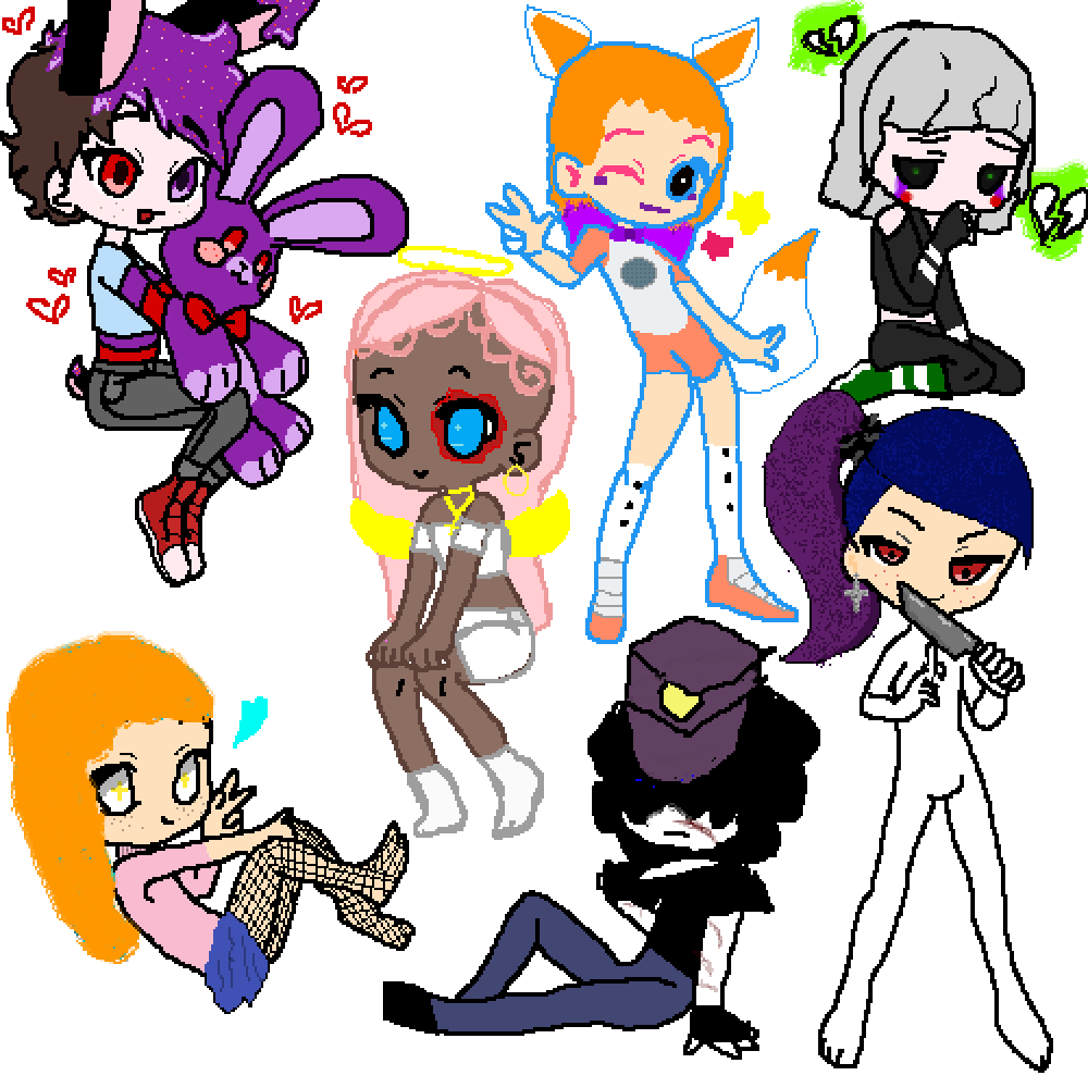 Pixilart - fnaf Collaboration by Cory-cute12