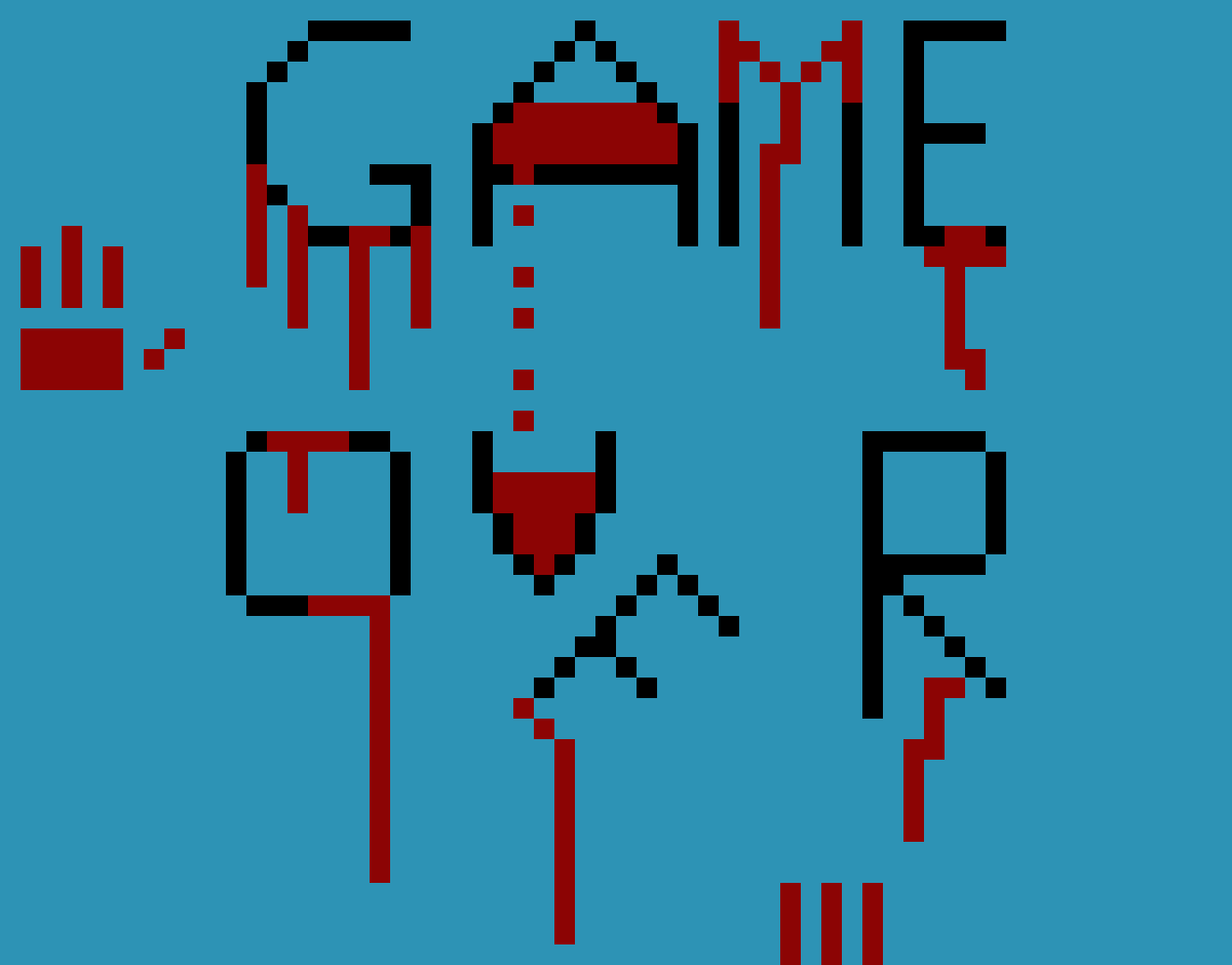 Pixilart - horror game over by mnjq2006