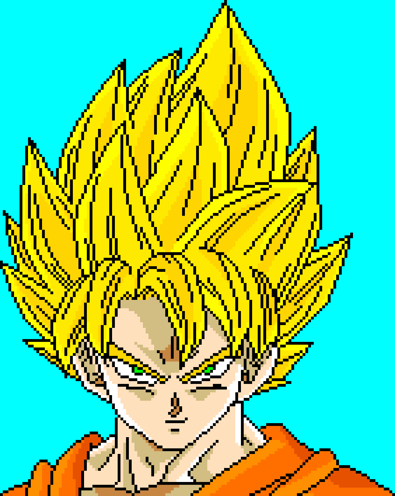 Pixilart - sayian power by NarutoS2