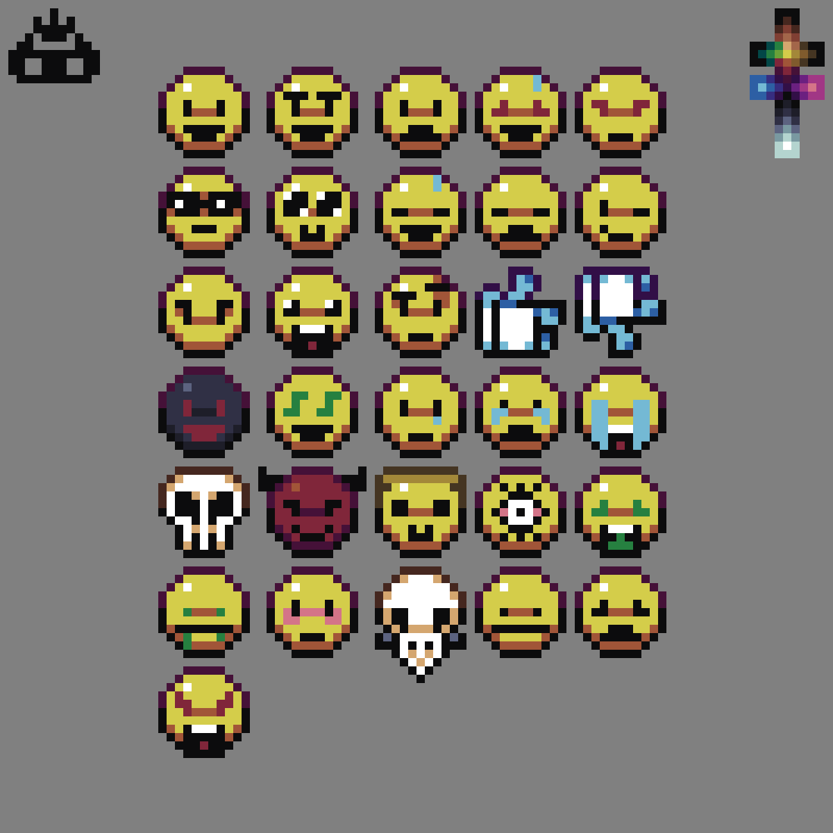 Pixilart - emoji practice by SolitaryCatK1ng
