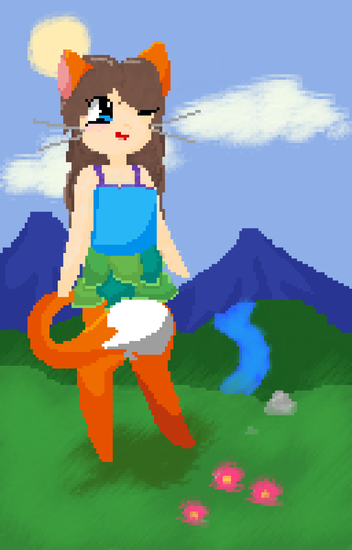 Pixilart - Cat girl by KookieKat101