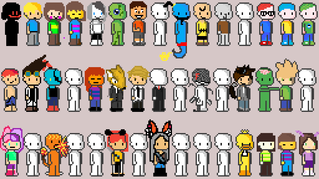 Editing Add a Character - Free online pixel art drawing tool - Pixilart