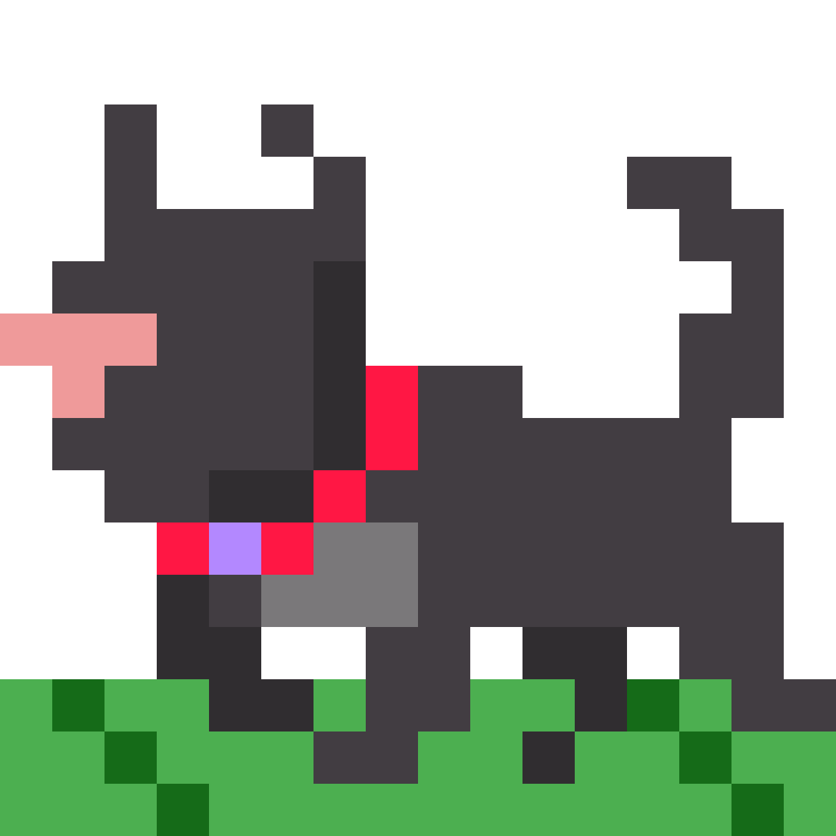 Pixilart - Dog walking by AlessioS