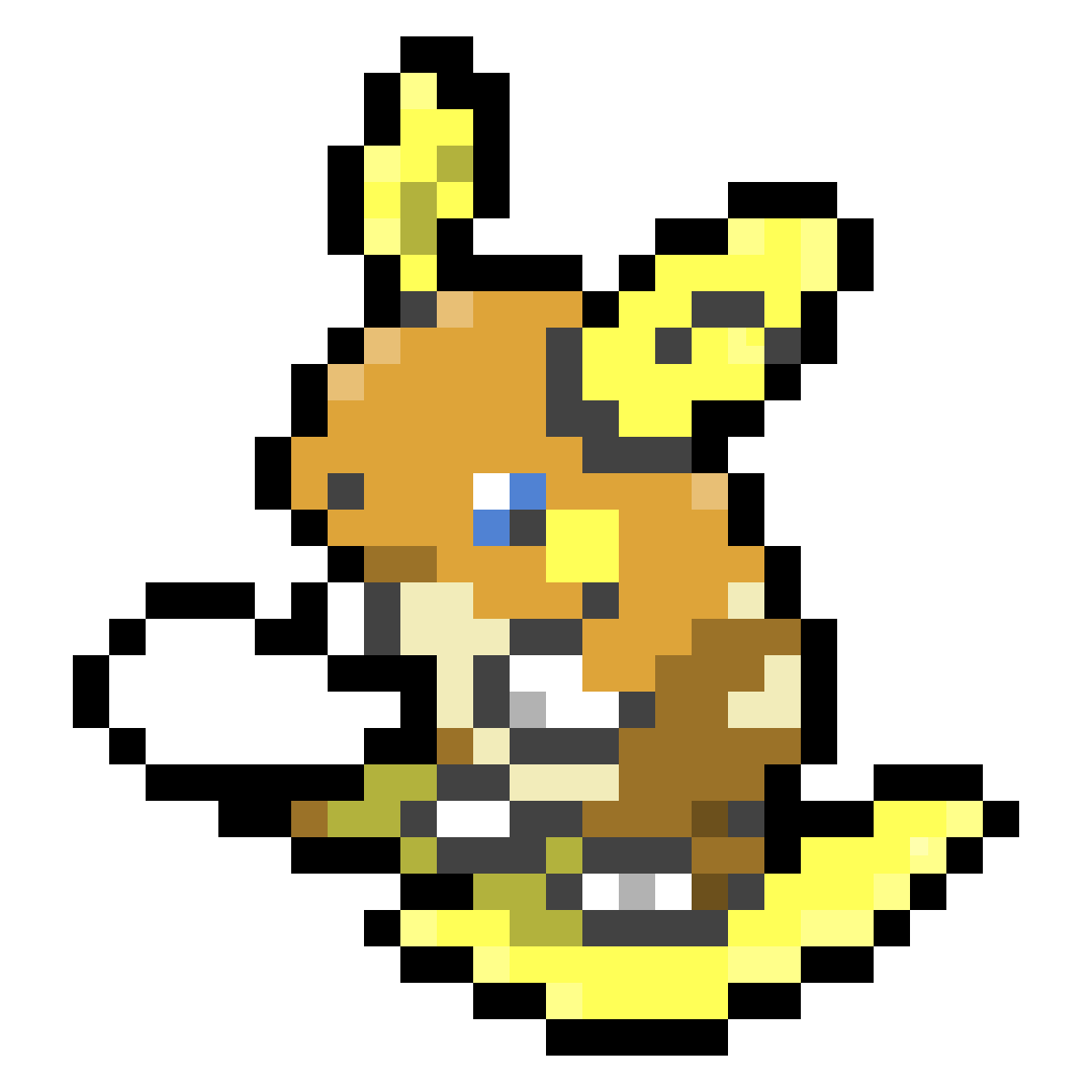 Pixilart - Alolan Raichu Gen7 Mini by Andruru