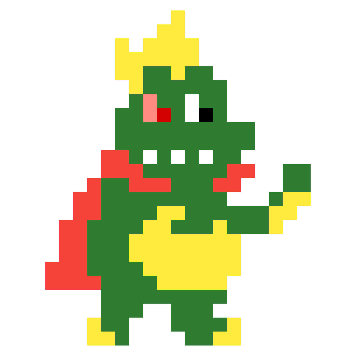 Editing Pixel King K. Rool - Free online pixel art drawing tool - Pixilart