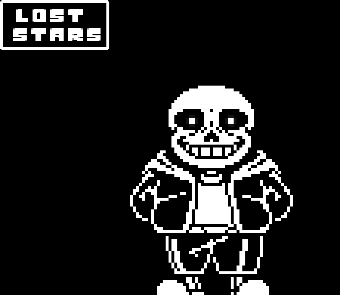 Pixilart - LS Undertale Sans Idle by LostStars