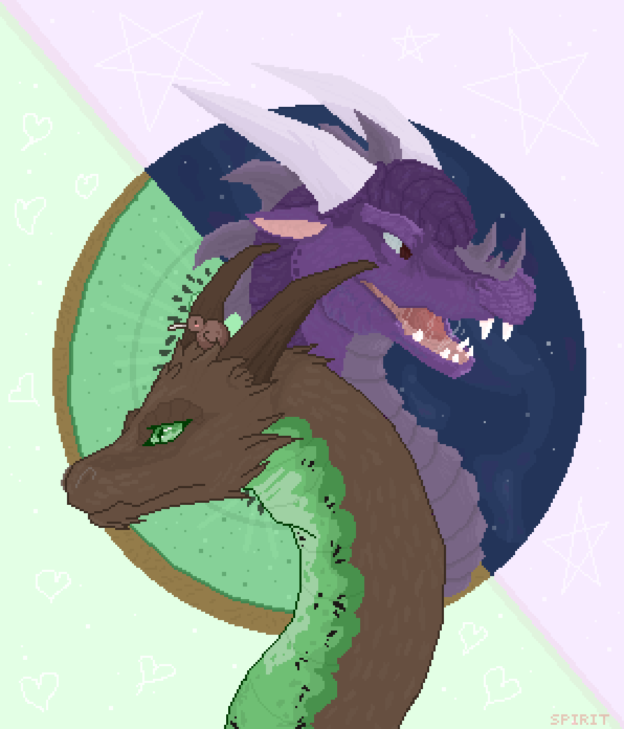 Two Dragons Together