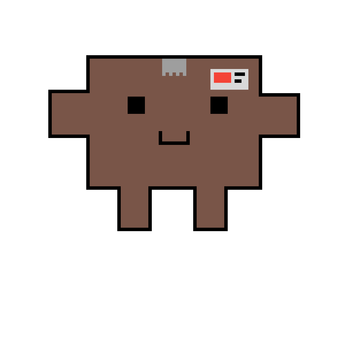 Pixilart - boxman sprite by Anonymous