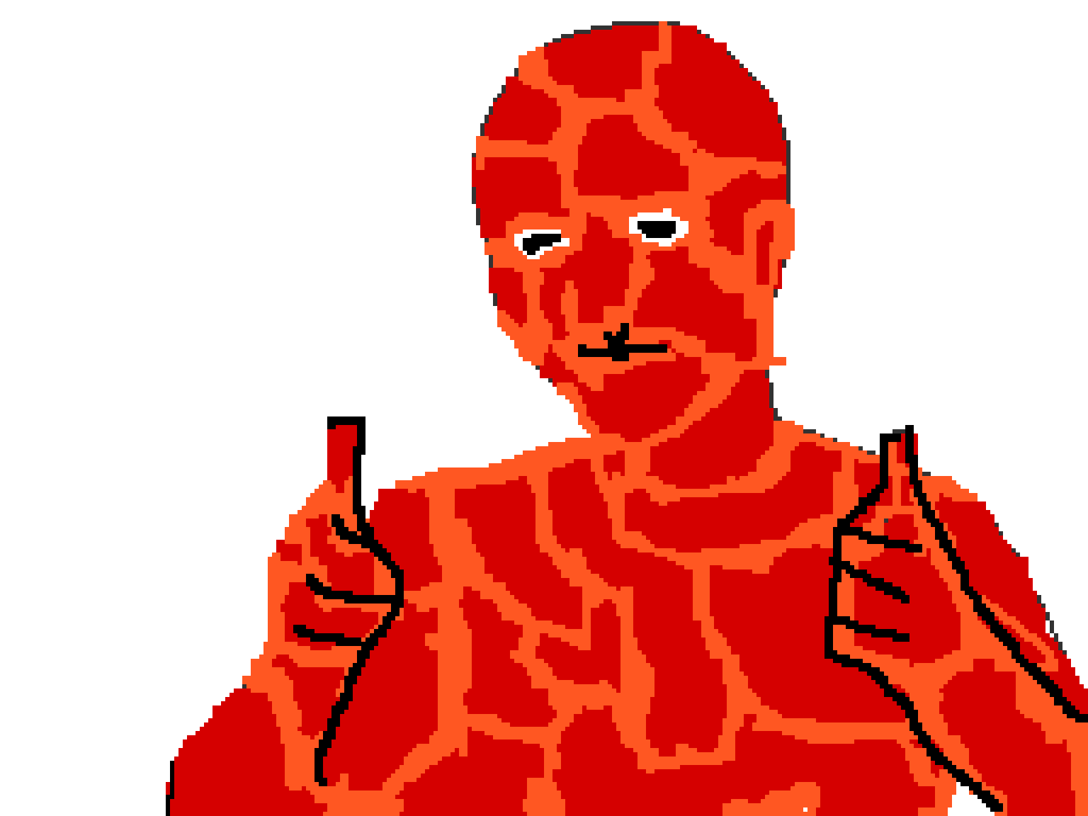 Edición lava man - Herramienta gratuita de dibujo en línea de pixel art ...