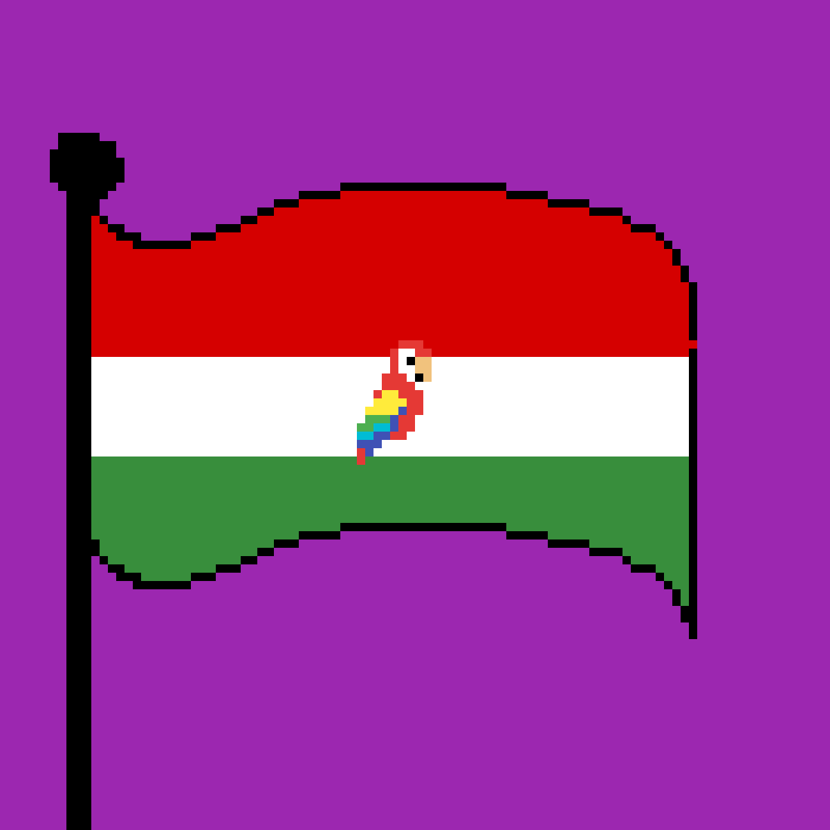 Pixilart - mexico flag updated by DDominguez25