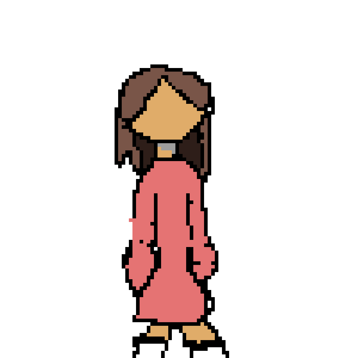 Editing Faceless meh - Free online pixel art drawing tool - Pixilart