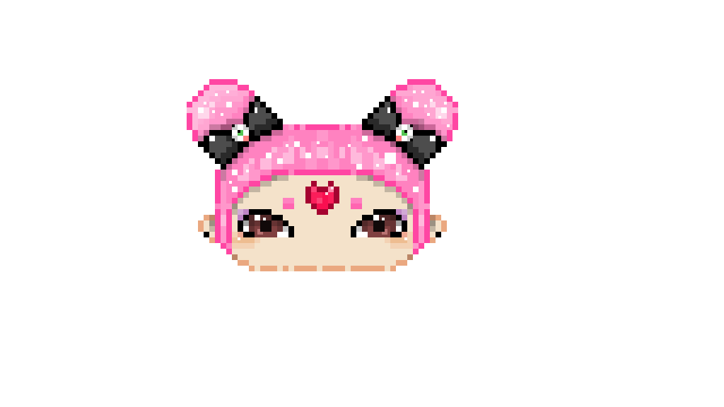 Pixilart - pinky head by lolipink