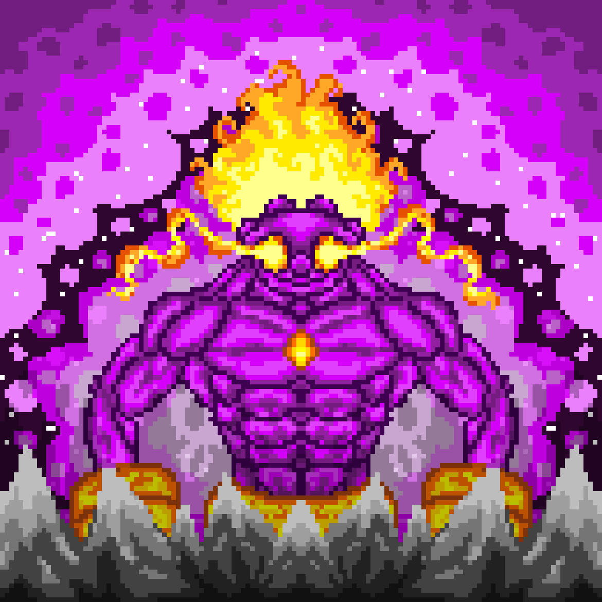 Pixilart - planet god by Lavazzo