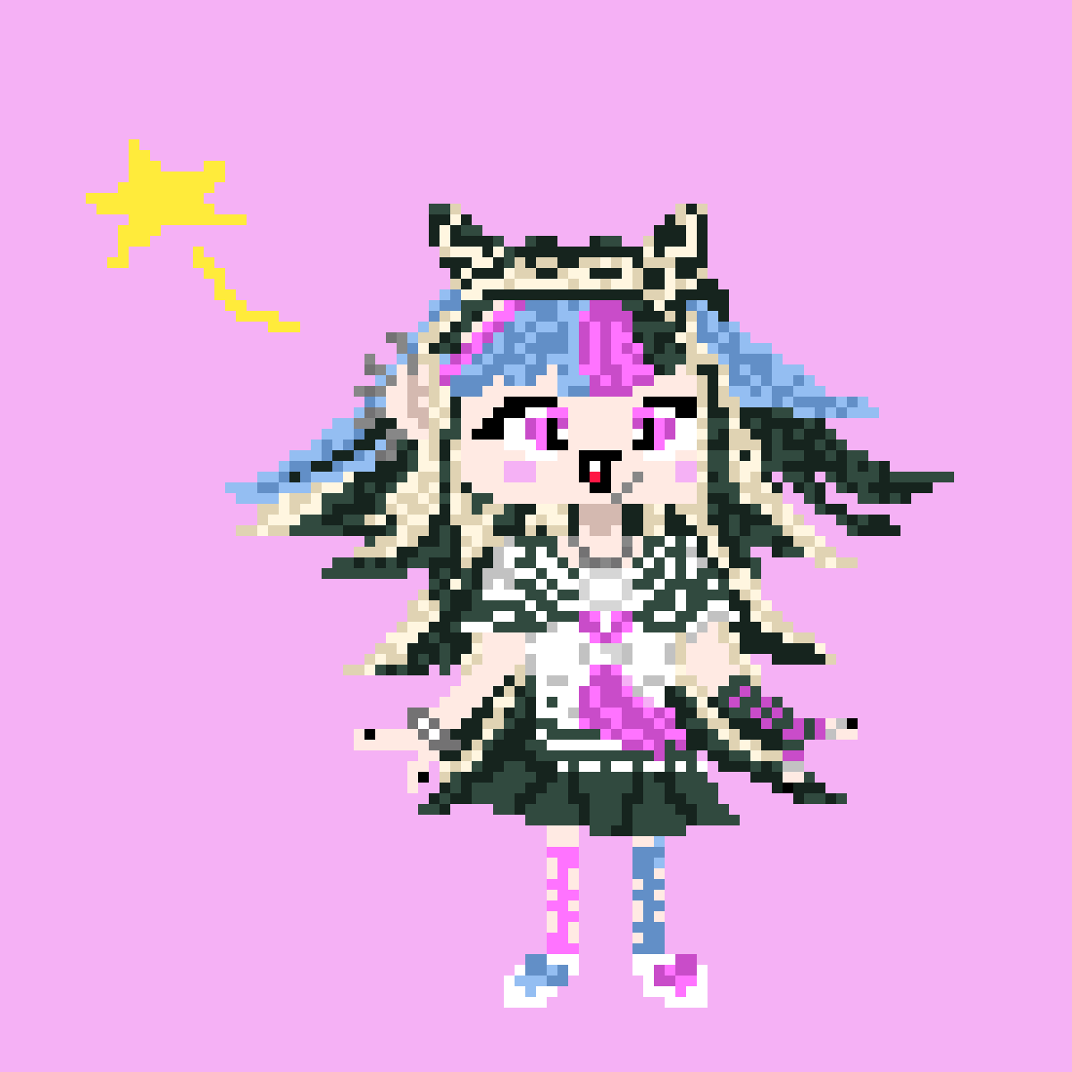 Pixilart - Ibuki Mioda by KlaraAaAa