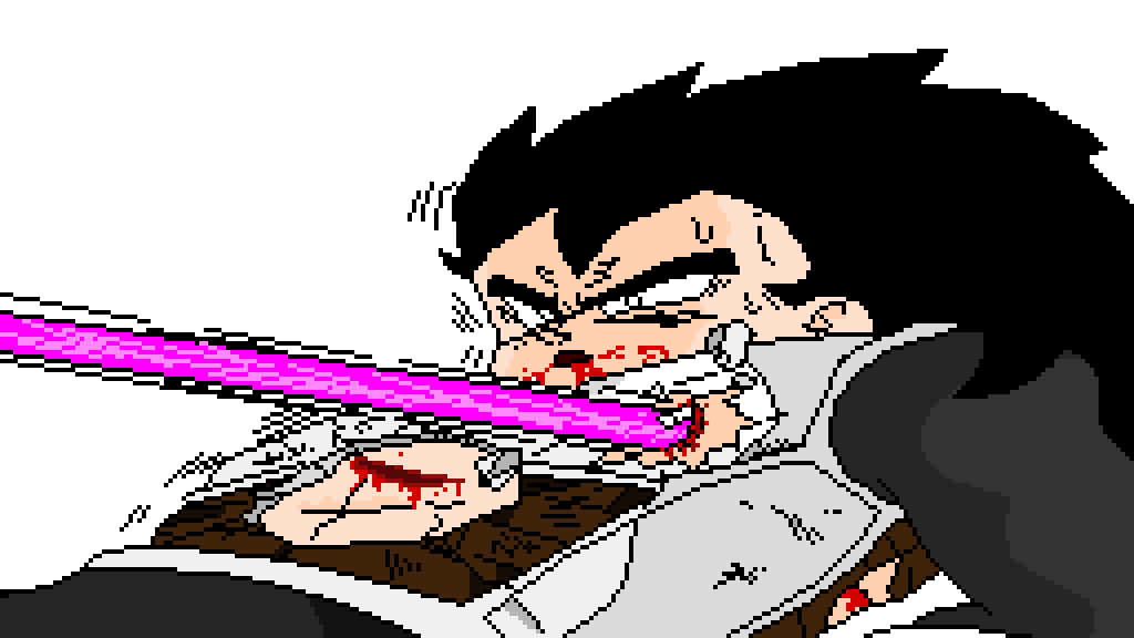 Pixilart - Raditz death on namek "Unieverse 3" by EdgyTeenager