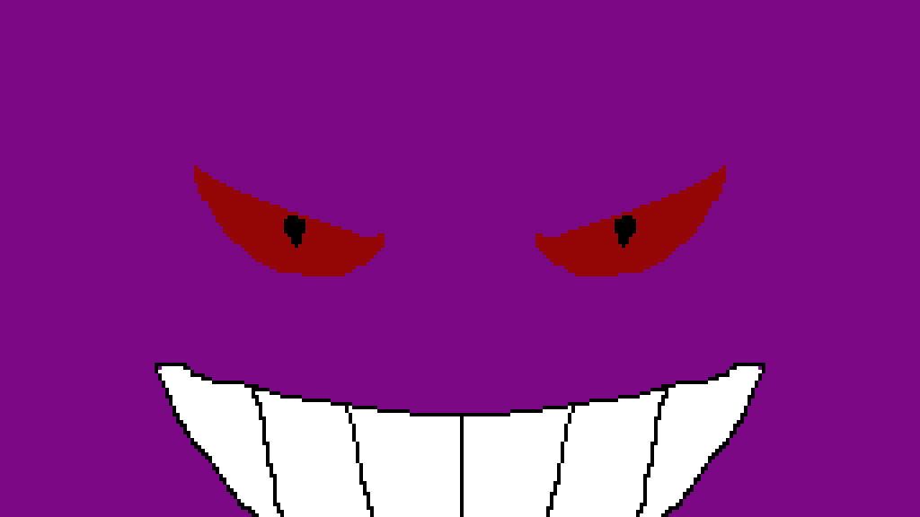 Pixilart - gengar by UberColin