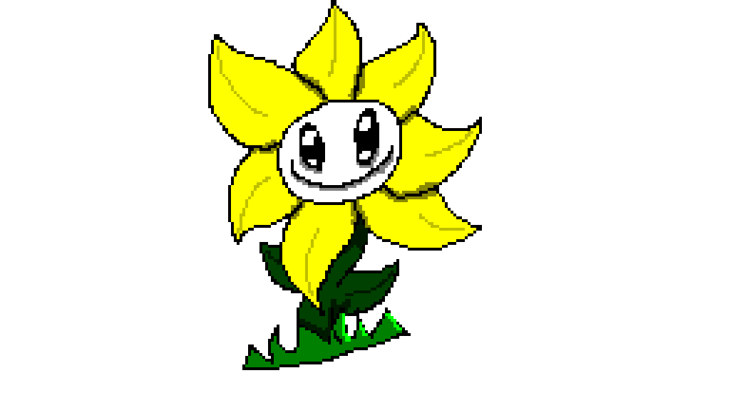 Pixilart - Flowey by WinterSolitice