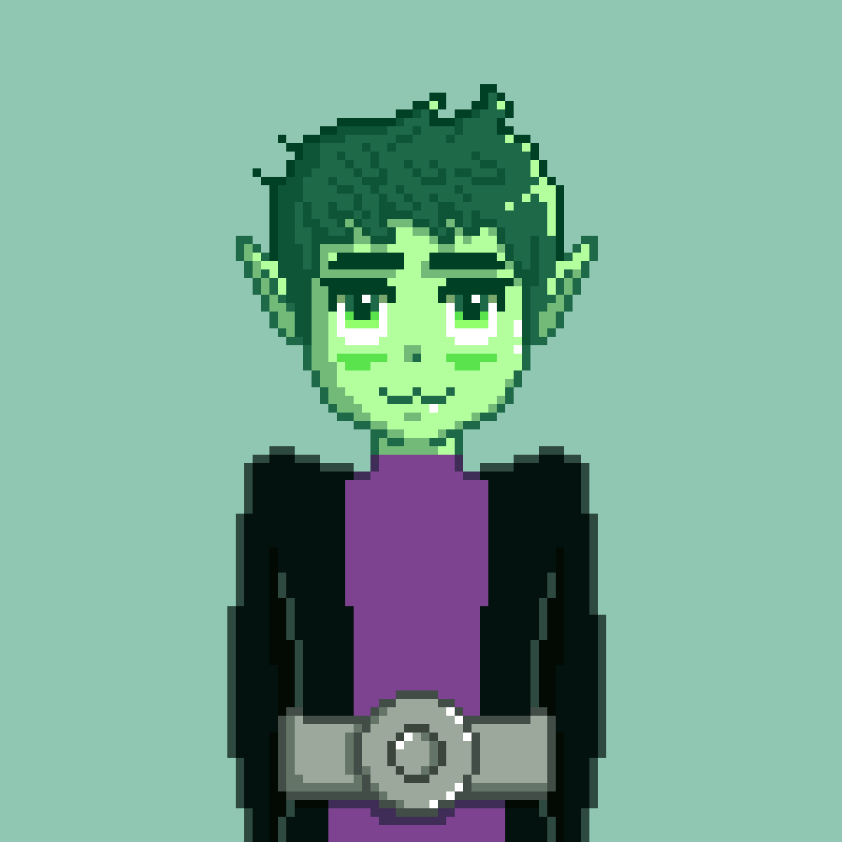 Pixilart - Beast Boy by Mattibad