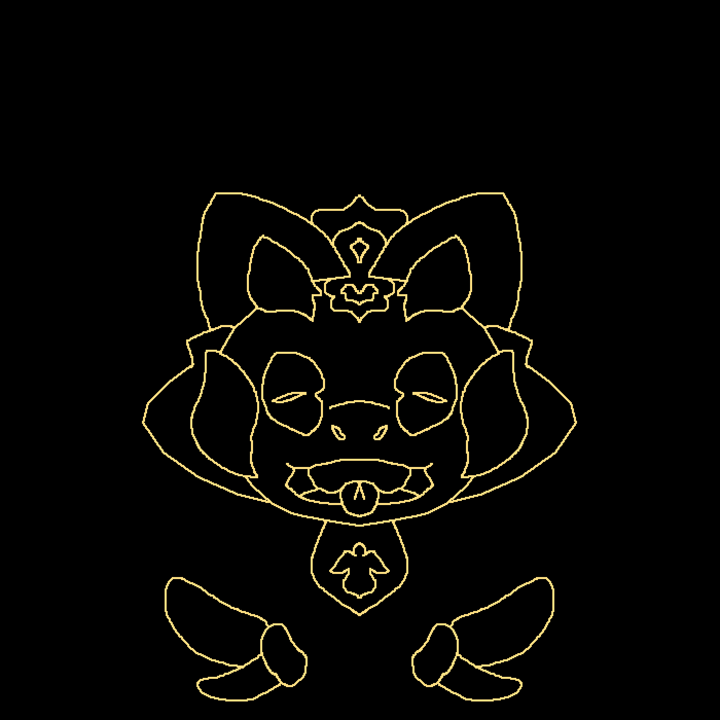 Pixilart - demon base by gaycookie