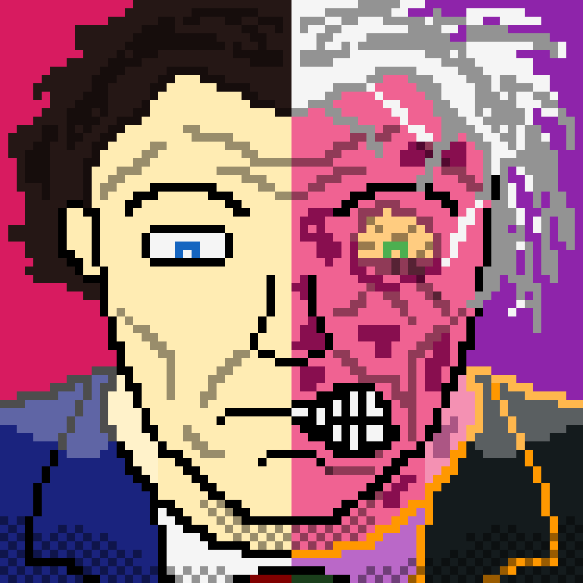 Pixilart - Two Face by KOMBATENT