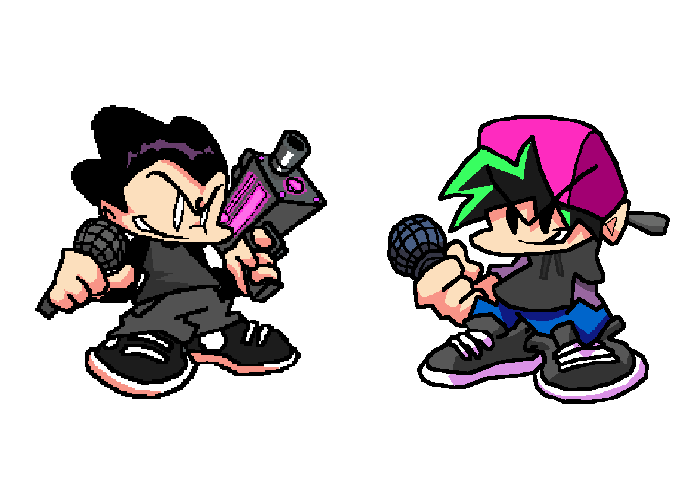 Pixilart Neo Mod Keith And Pico By Sschara