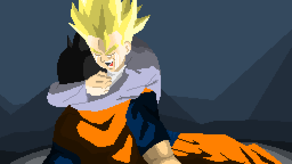 Pixilart - Future Gohan's Death by Ghost