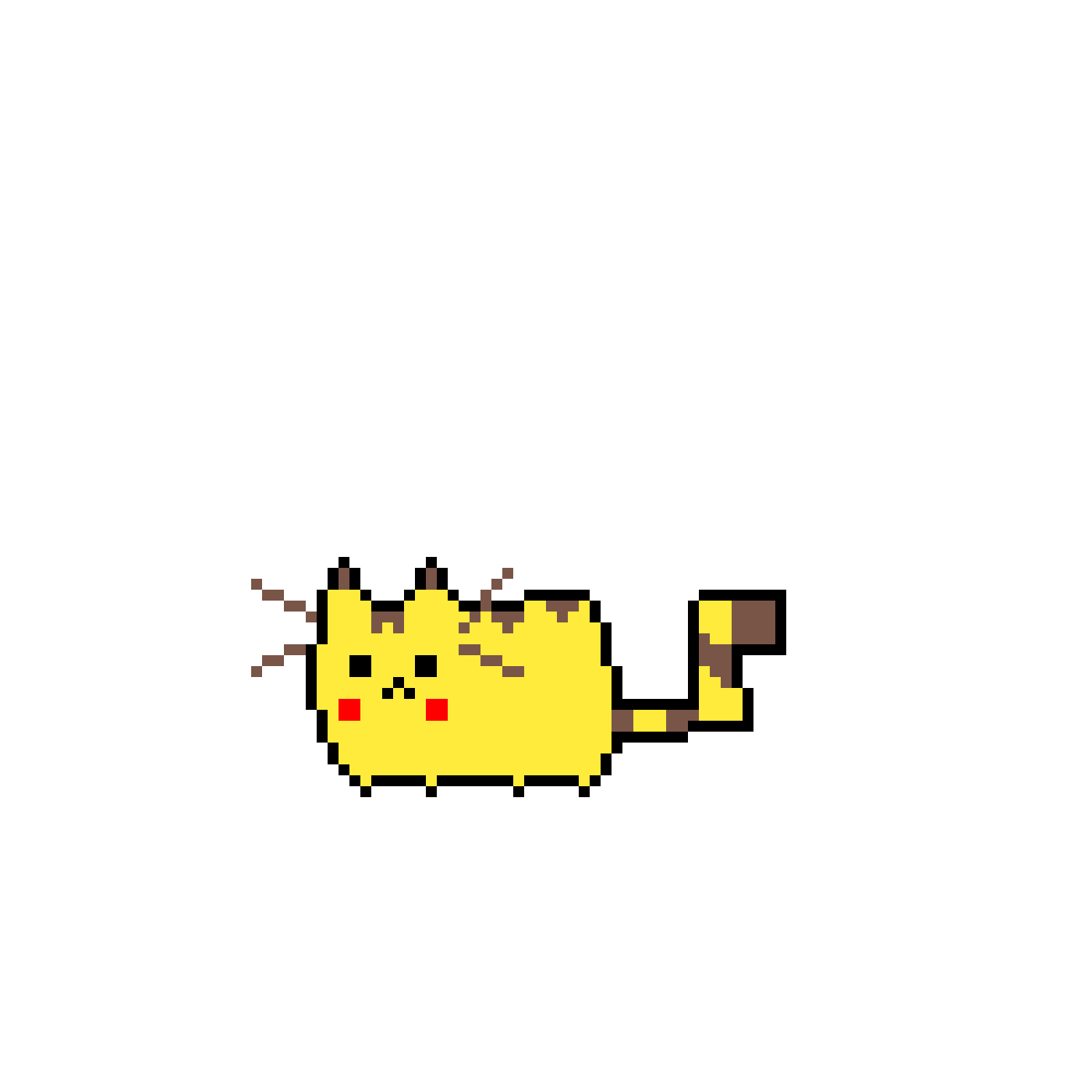 Pixilart - Pikachu Pusheen by Adamonster92