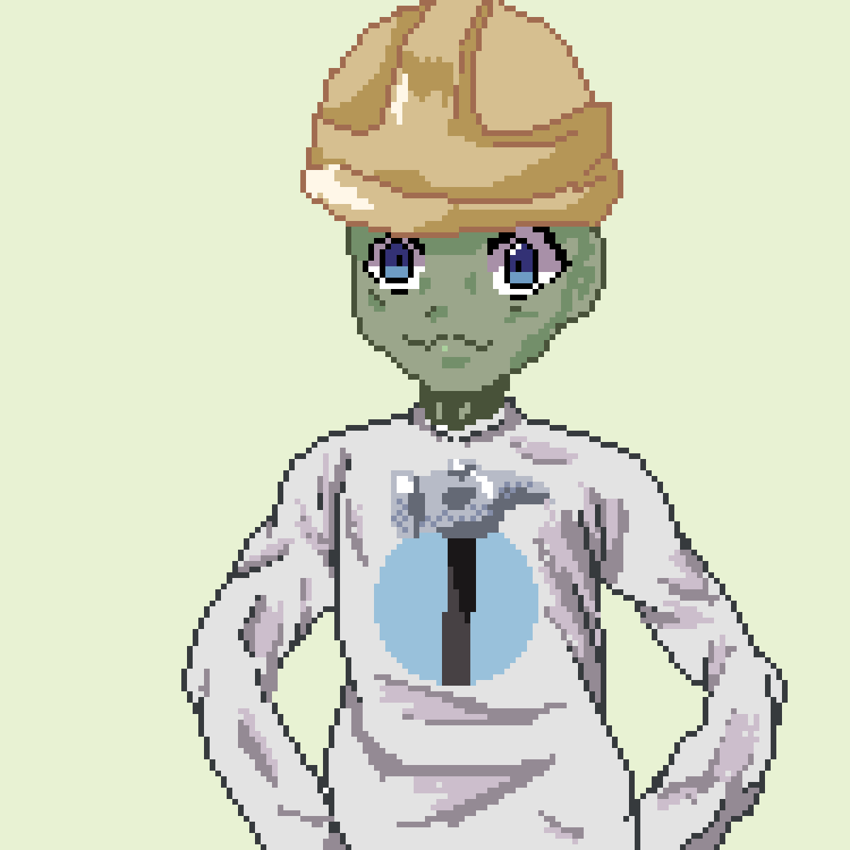 Pixilart - Builder zombie by Cat-gendo