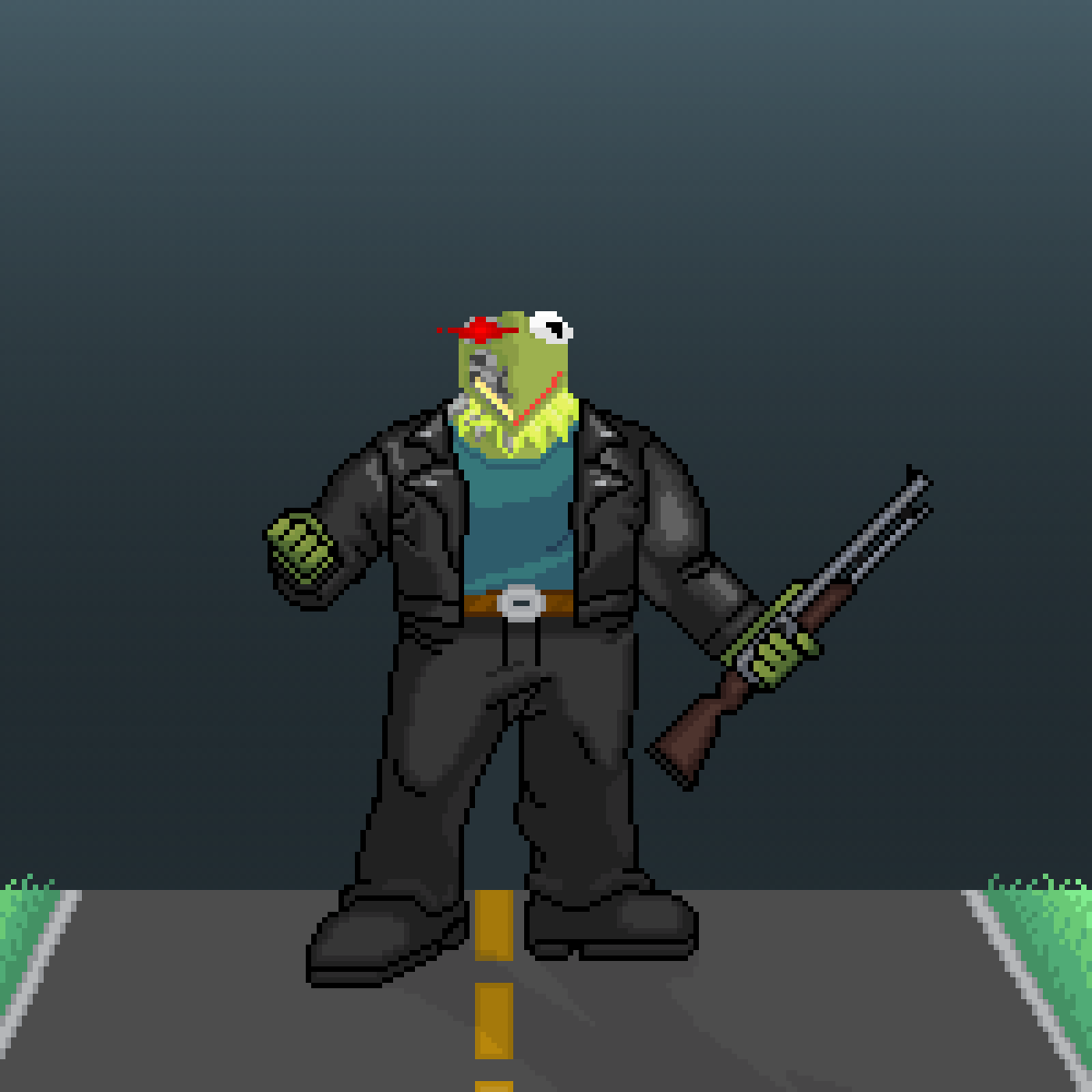 Pixilart - KERMINATOR by bptaco