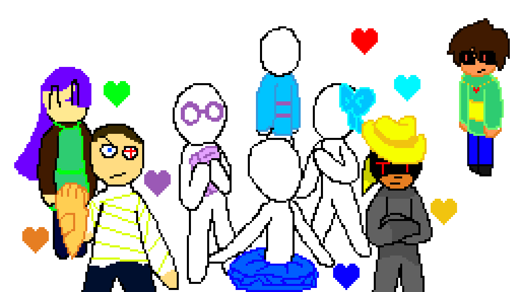 Pixilart - Human souls -collab- by Hominick