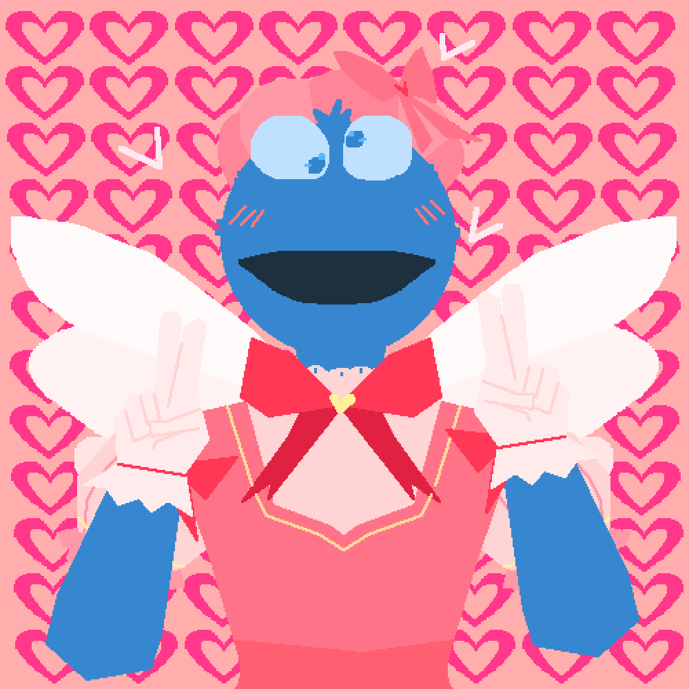 Pixilart - Cardcaptor Cookie Monster by Gamerenby