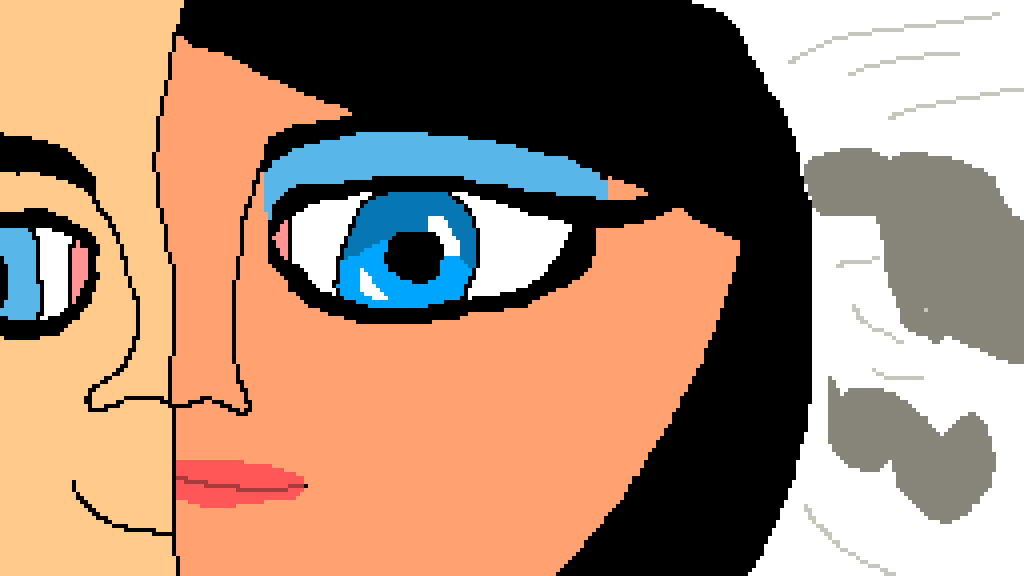 Editing Fake vs real - Free online pixel art drawing tool - Pixilart