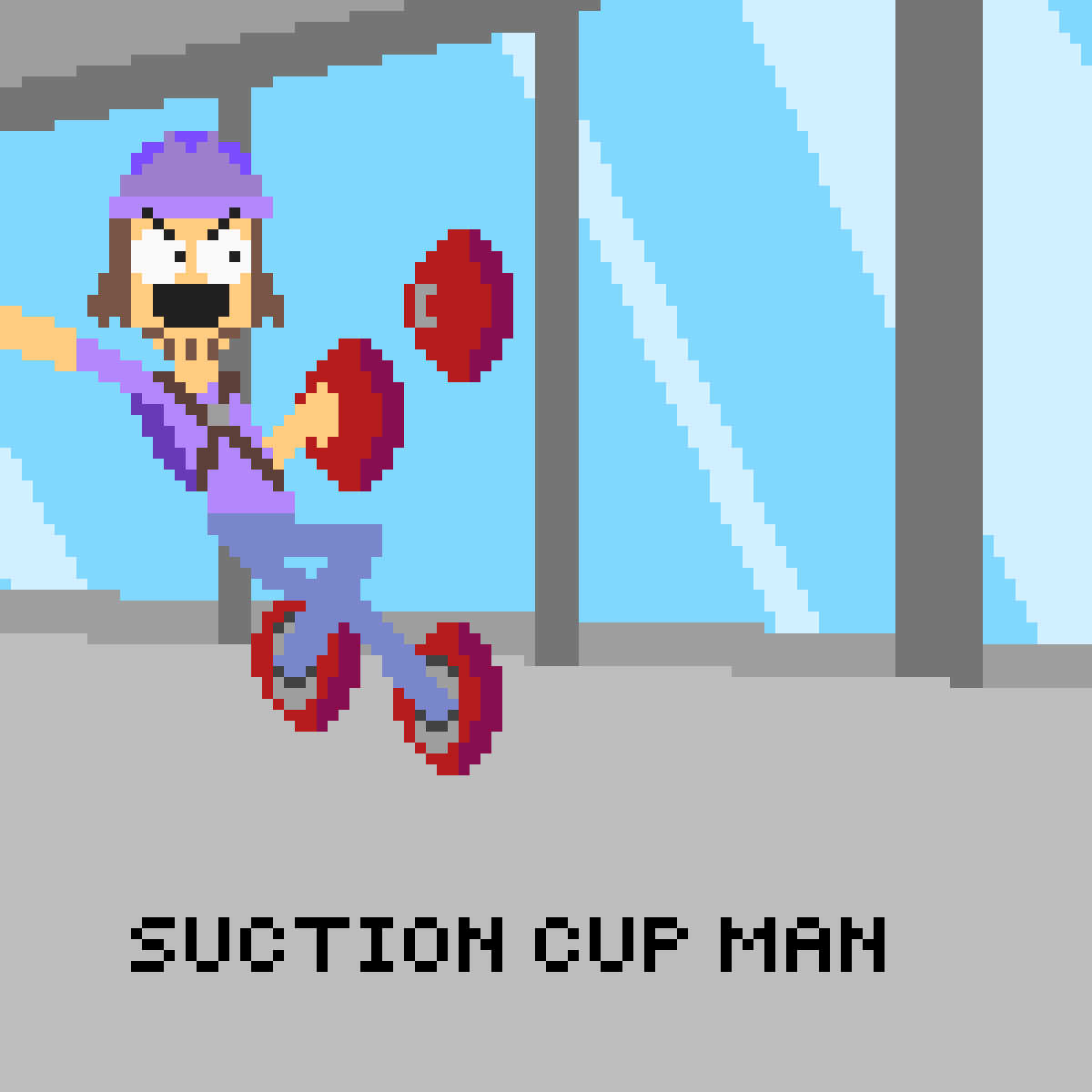 Pixilart - Suction Cup Man by CrucibleStyx