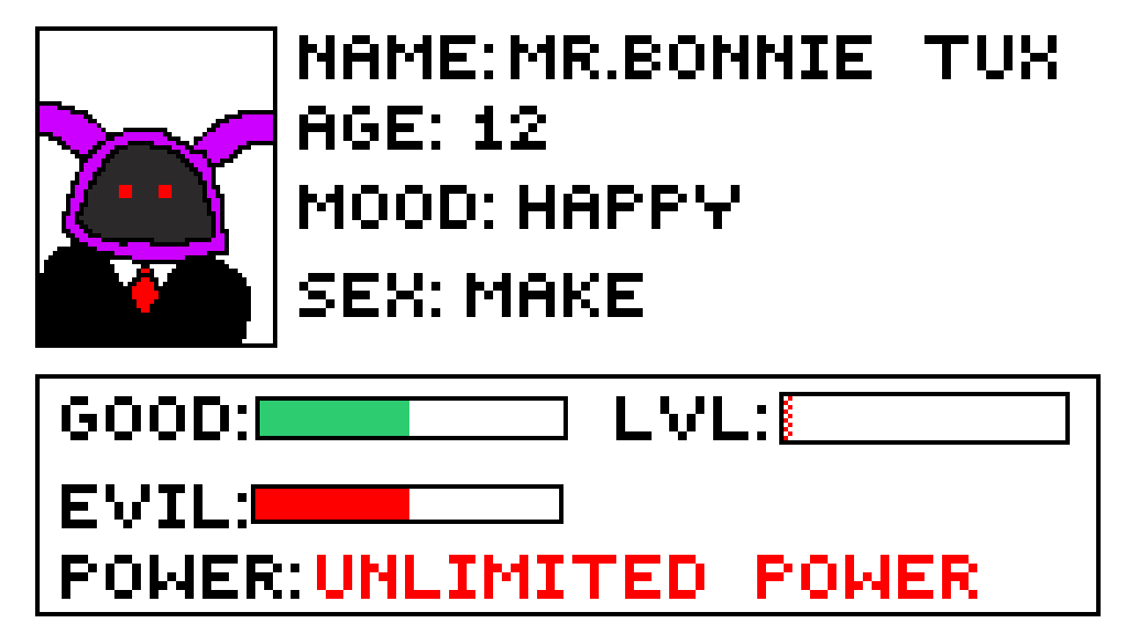Pixilart - My OC Card by MrBonnieTux