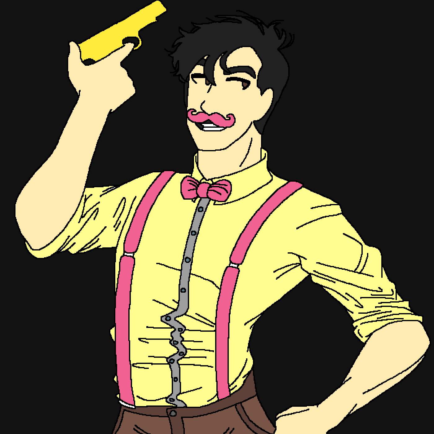 Pixilart - Wilford Warfstache by SeptiplierAway