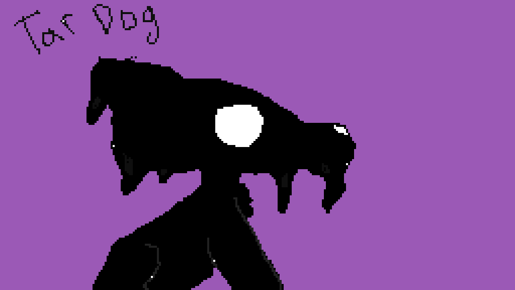Pixilart - Tar Dog by SmellyNerpals