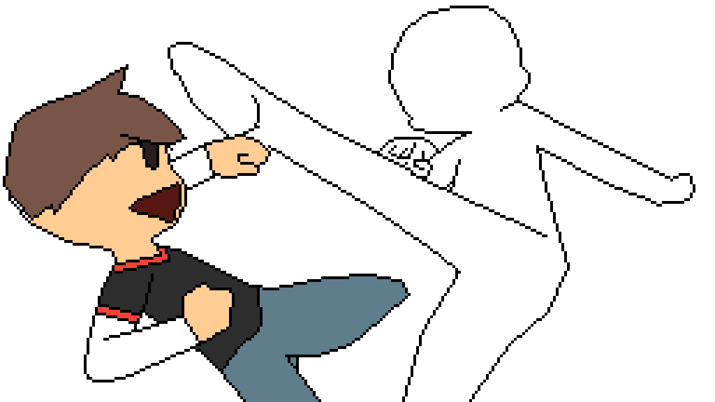 Editing Round 1. FIGHT! - Free online pixel art drawing tool - Pixilart