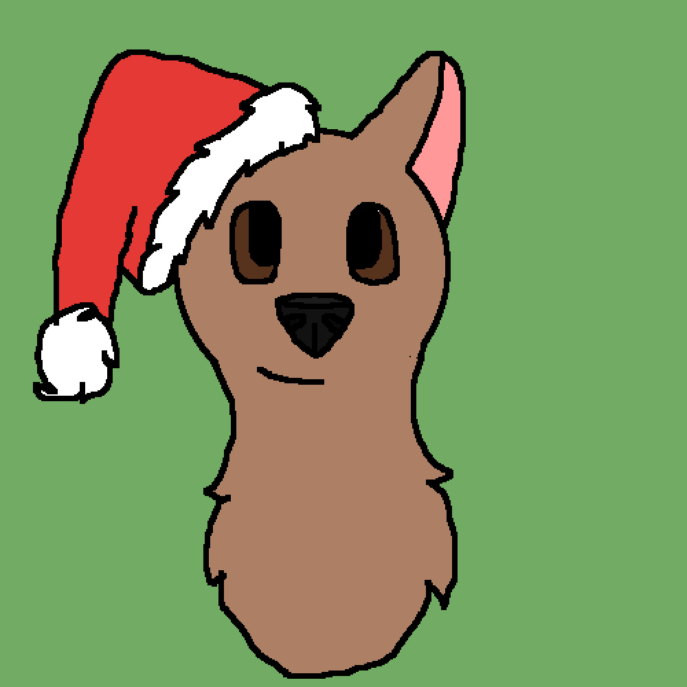 Editing Christmas doggo - Free online pixel art drawing tool - Pixilart