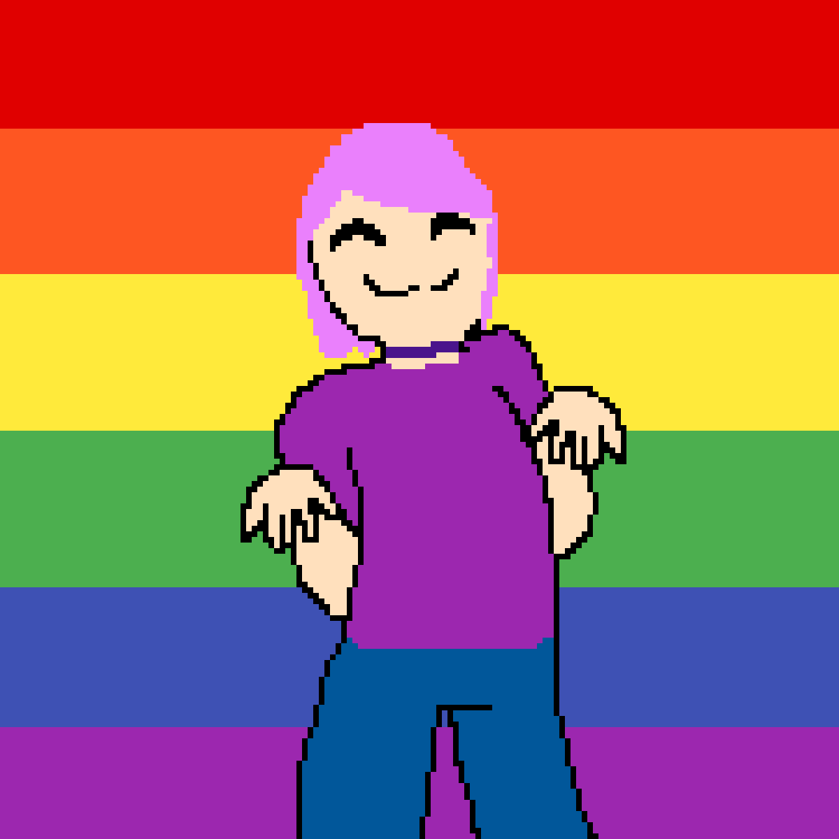Editing lgbtq+ collab - Free online pixel art drawing tool - Pixilart