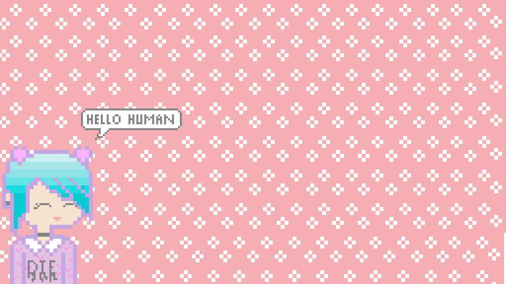 Pixilart - Hello human by YoungMiQueen
