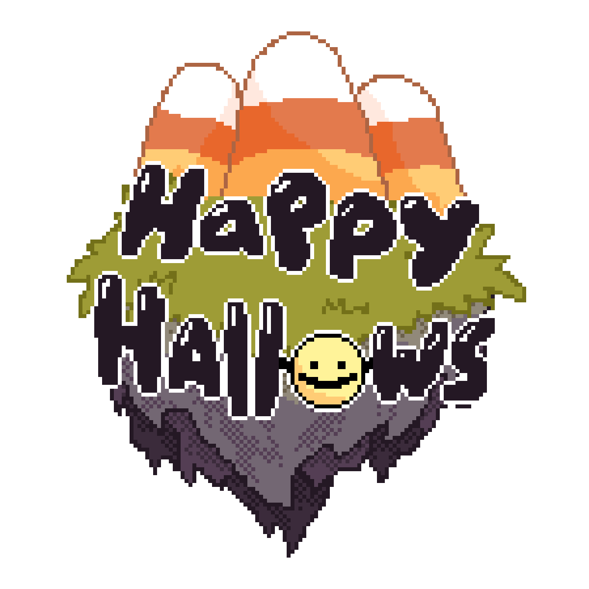 Pixilart - New! Happy Hallows Logo by Dopey-Dragonite