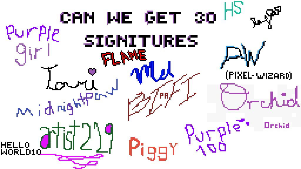 Editing sig. - Free online pixel art drawing tool - Pixilart