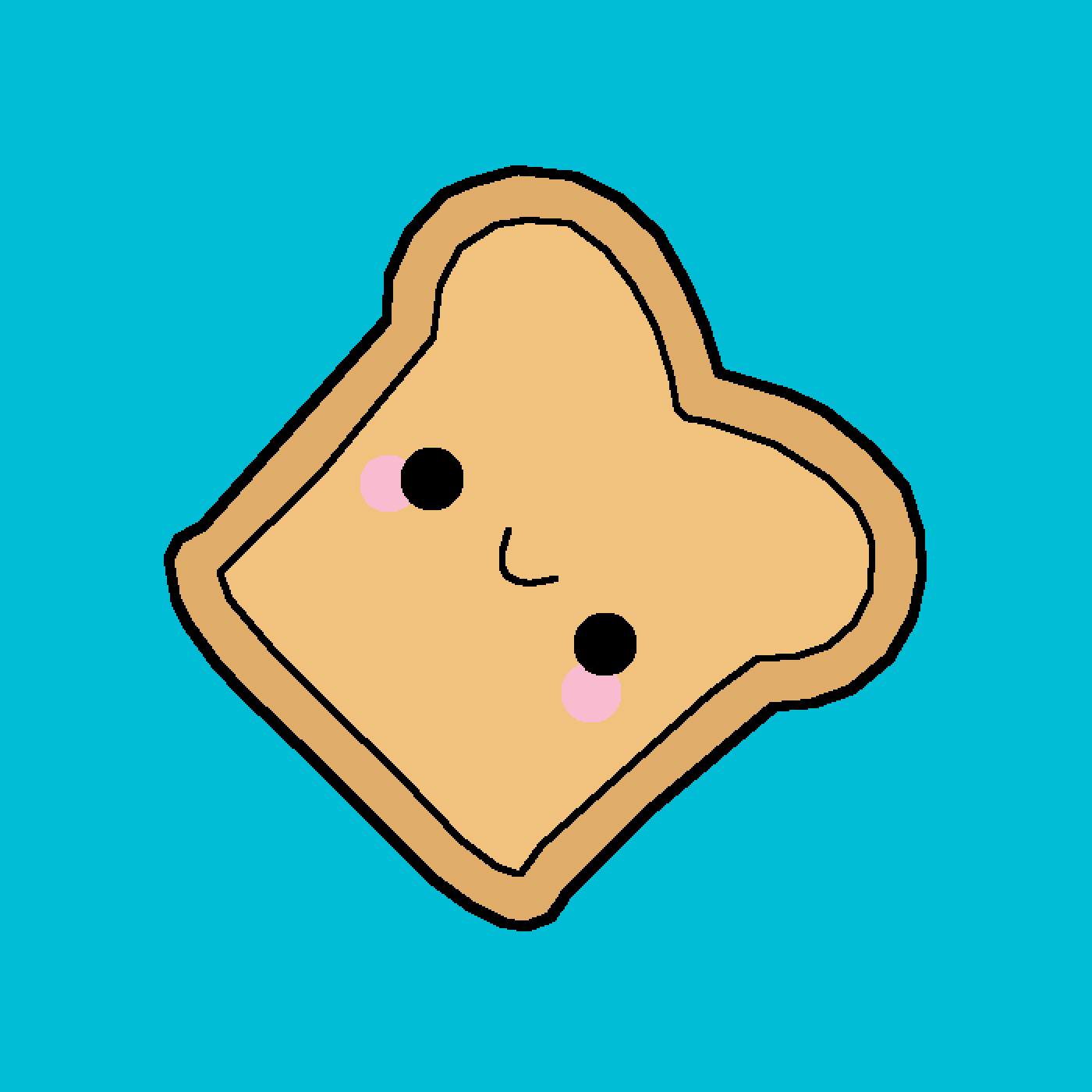 Pixilart - cute tOaSt by localbestiemayo