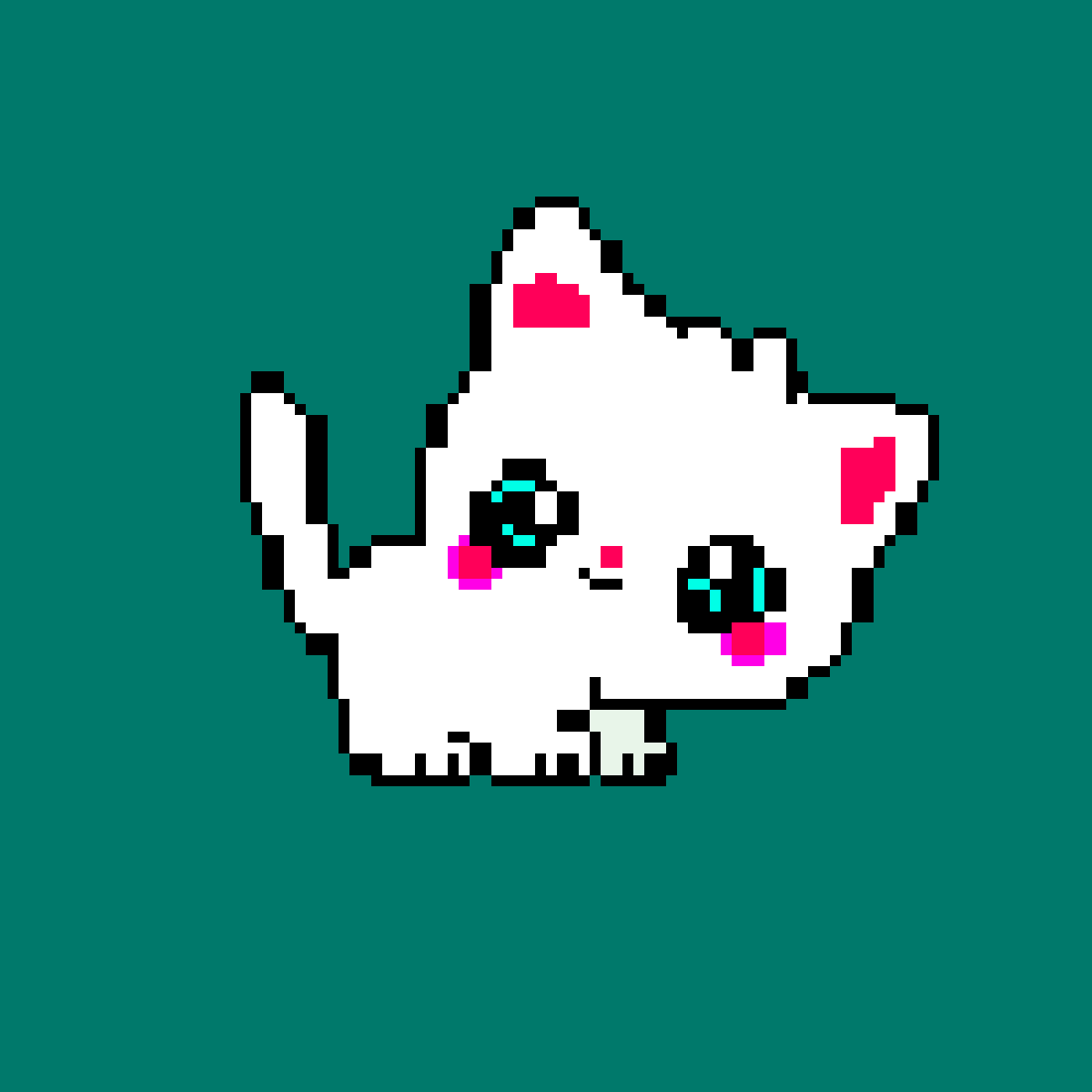 Pixilart - Chibi cat by InnocentandLone