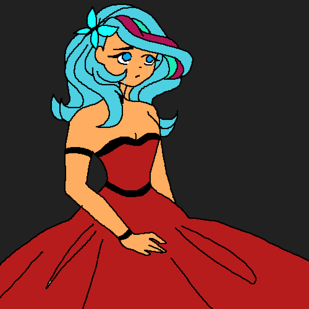 Pixilart - sad princess by PichaGirl